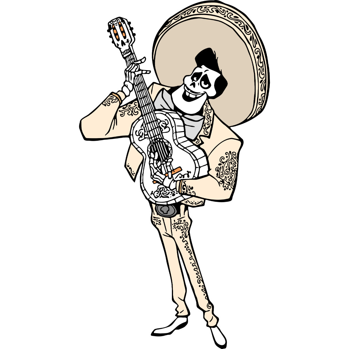 Disney coco guitar, Coco Clipart, Coco Cricut, Halloween Svg | Inspire ...