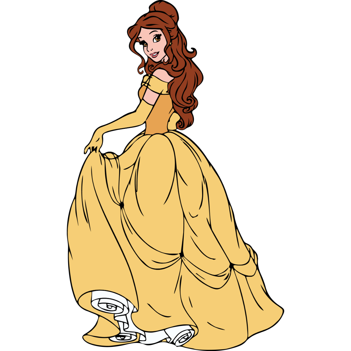Belle Svg, Beauty and The Beast Svg, Beauty and The Beast Cl | Inspire ...