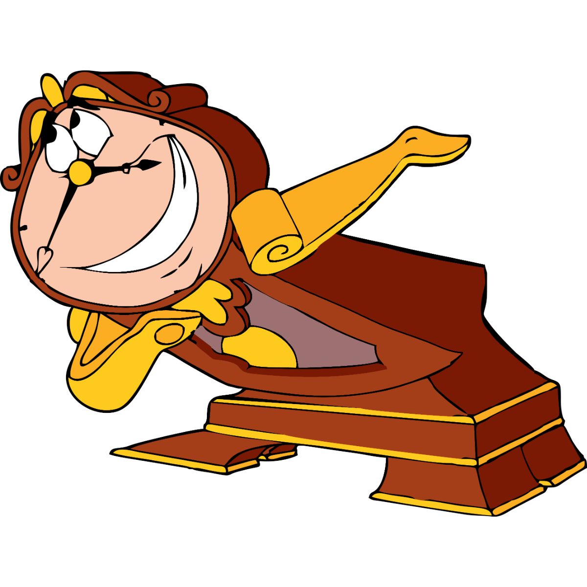 Cogsworth Svg, Beauty and The Beast Svg, Beauty and The Beas | Inspire ...