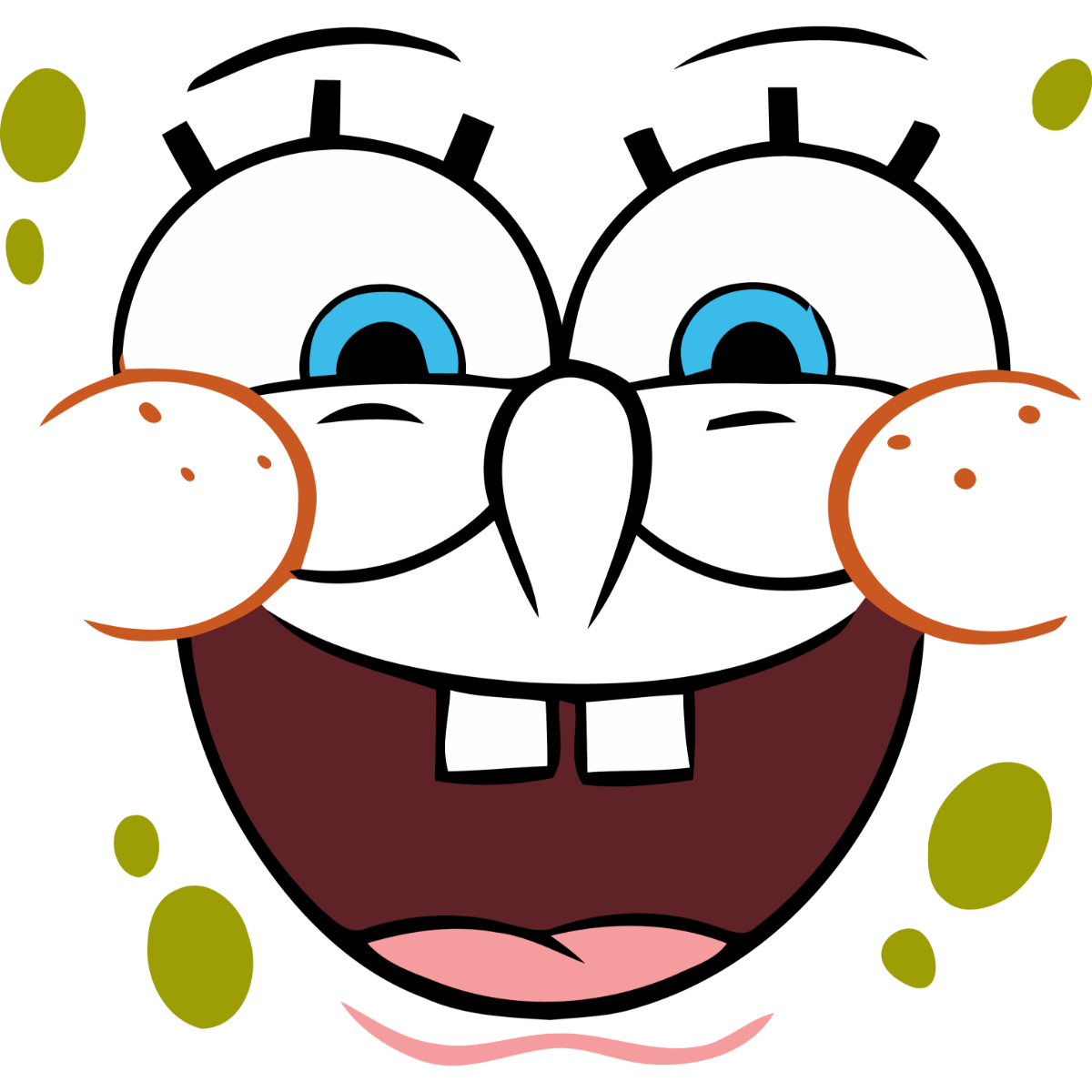 Spongebob Face Svg, SpongeBob Svg, Spongebob Vector, Spongeb - Inspire ...