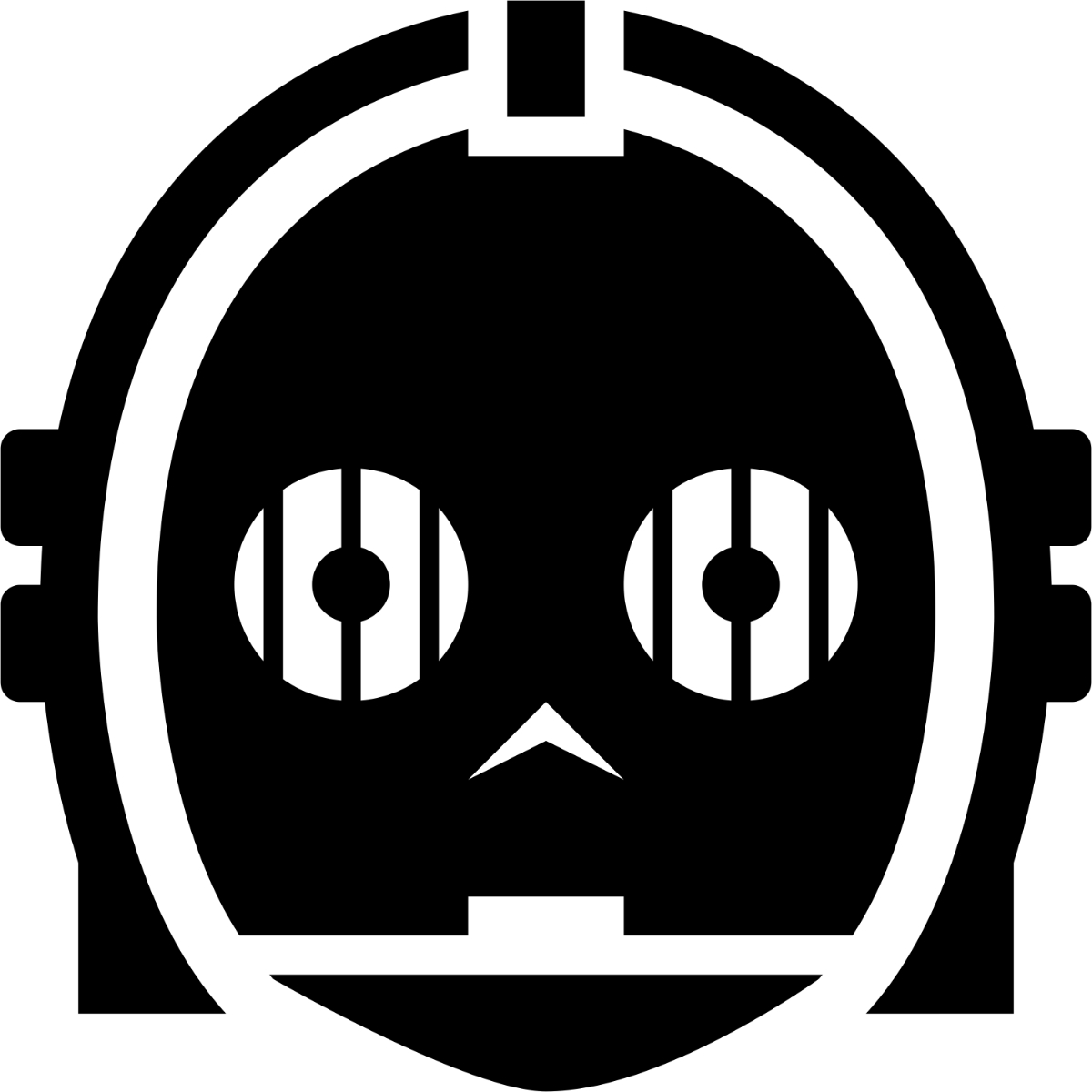 Droid Silhouette, Star Wars Svg, Star Wars Charecters Svg, D | Inspire ...