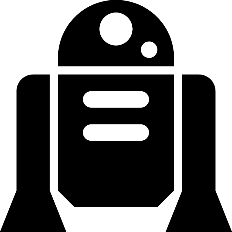 R2D2 Silhouette, Star Wars Svg, Star Wars Charecters Svg, Da | Inspire ...