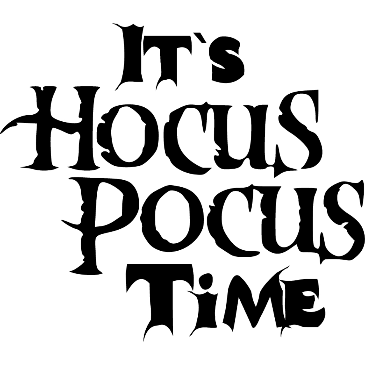 It's hocus pocus time Svg, Hocus Pocus Silhouette Svg, Hocus | Inspire ...