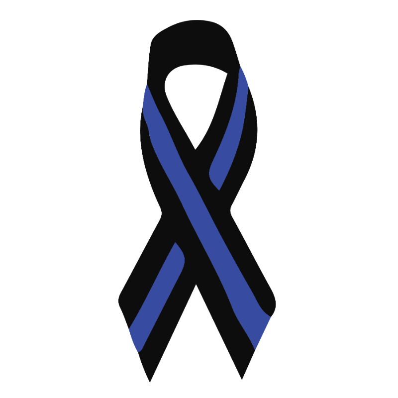 Thin blue line Police ribbon Svg, Police Svg, Thin blue line | Inspire ...
