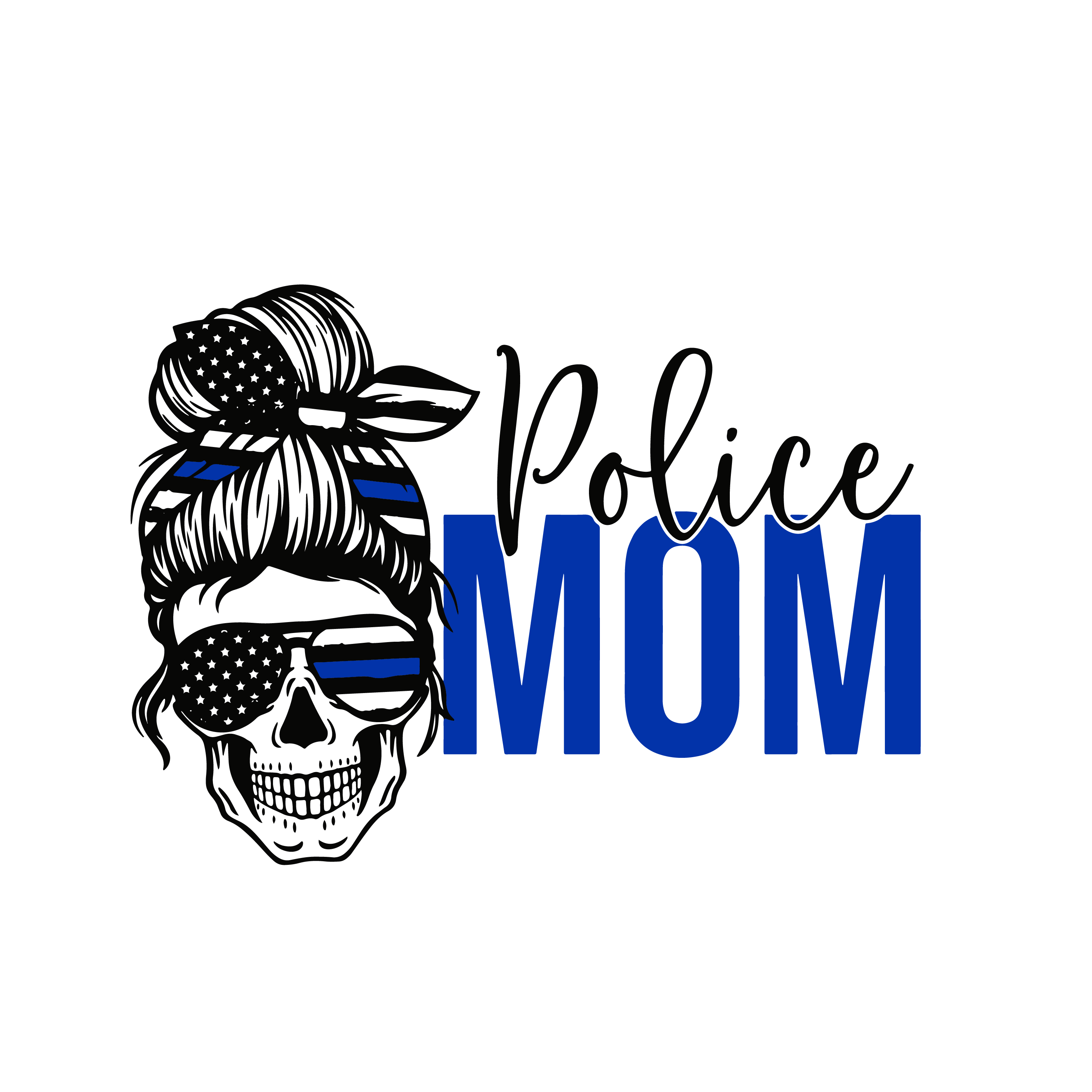 Police Mom Svg, Police Svg, Police Thin Blue Line Svg, Blue - Inspire ...