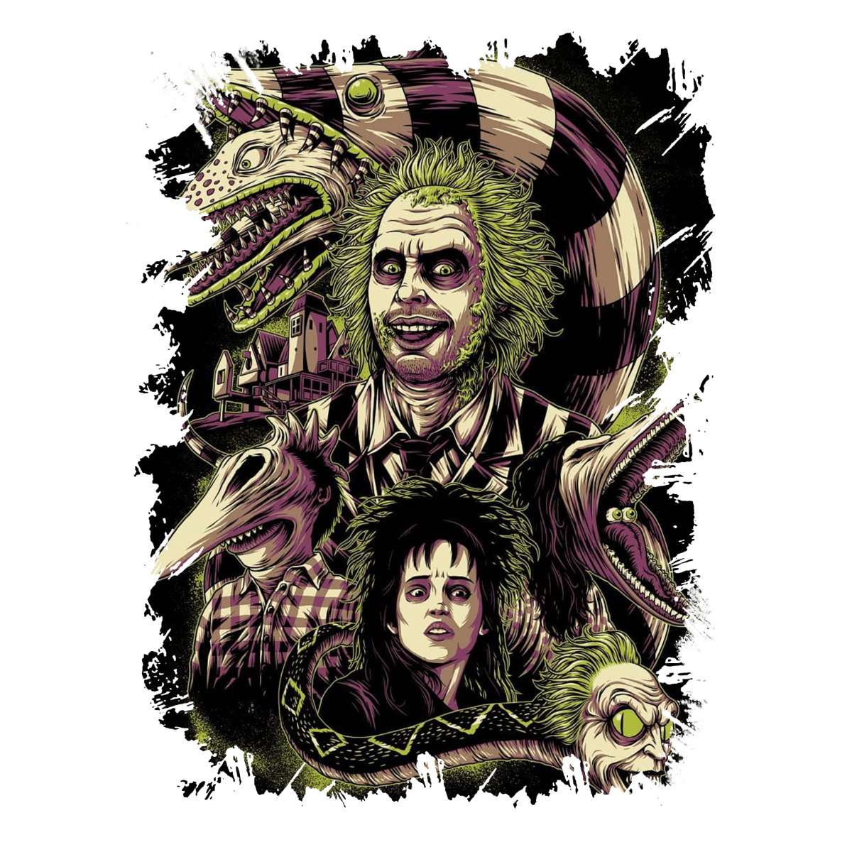 Beetlejuice Png, Beetlejuice clipart, Beetlejuice Cricut, Ha - Inspire ...