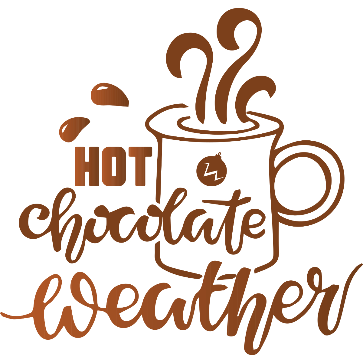 Hot chocolate weather Svg, Christmas Svg, Christmas logo Svg | Inspire ...