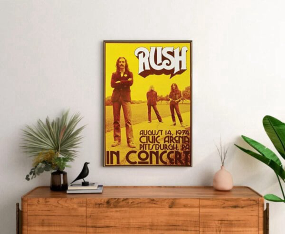 Official Rush Band Concert Poster: Limited Edition Artwork f | Inspire ...
