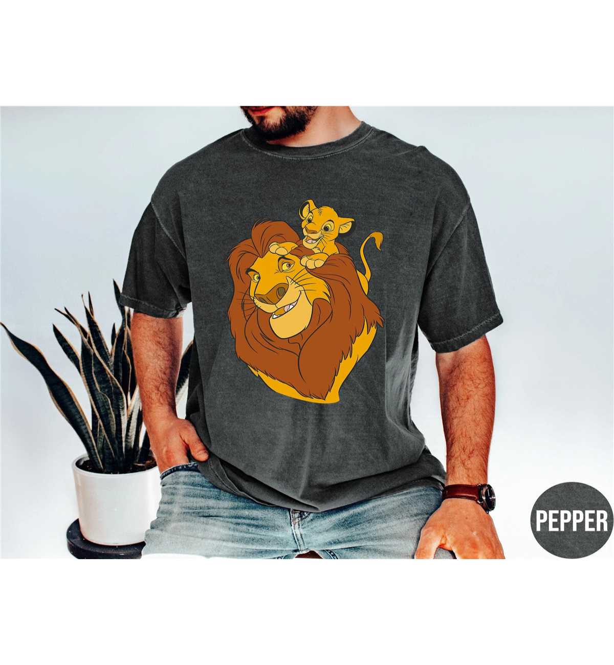 The Lion King Simba and Mufasa Father and Son Shirt, Father' | Inspire ...