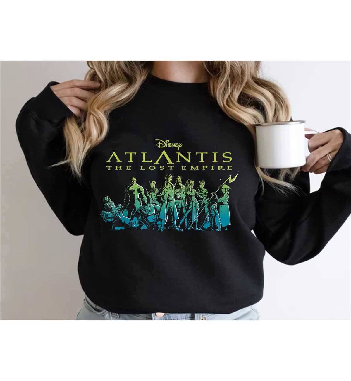 Atlantis The Lost Empire Characters Sweatshirt Disney and Pi | Inspire ...