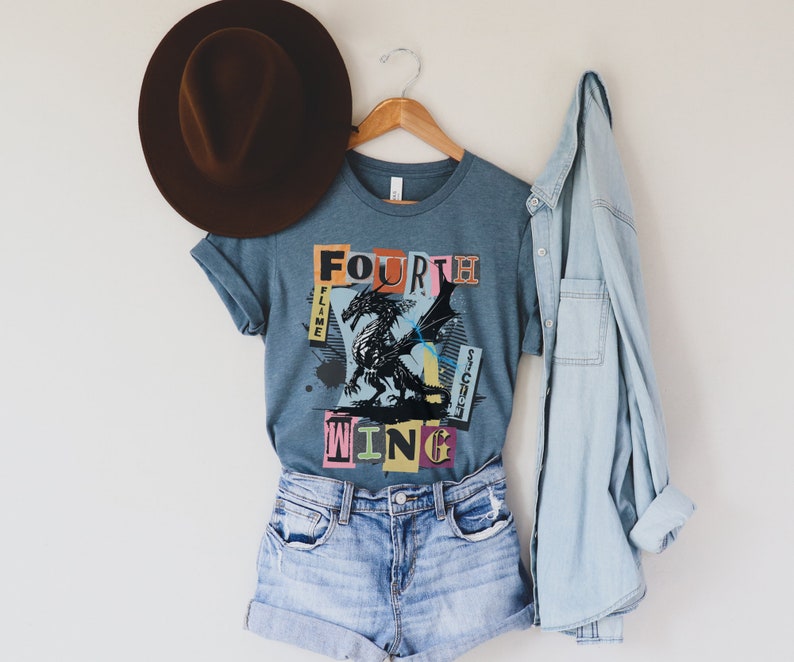 Fourth Wing Shirt (OFFICIALLY LICENSED), Fourth Wing Merch, | Inspire ...