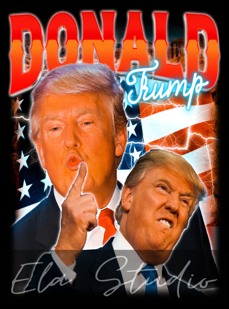 Retro Donald Trump Shirt -Donald Trump Homage Tshirt,Donald | Inspire ...