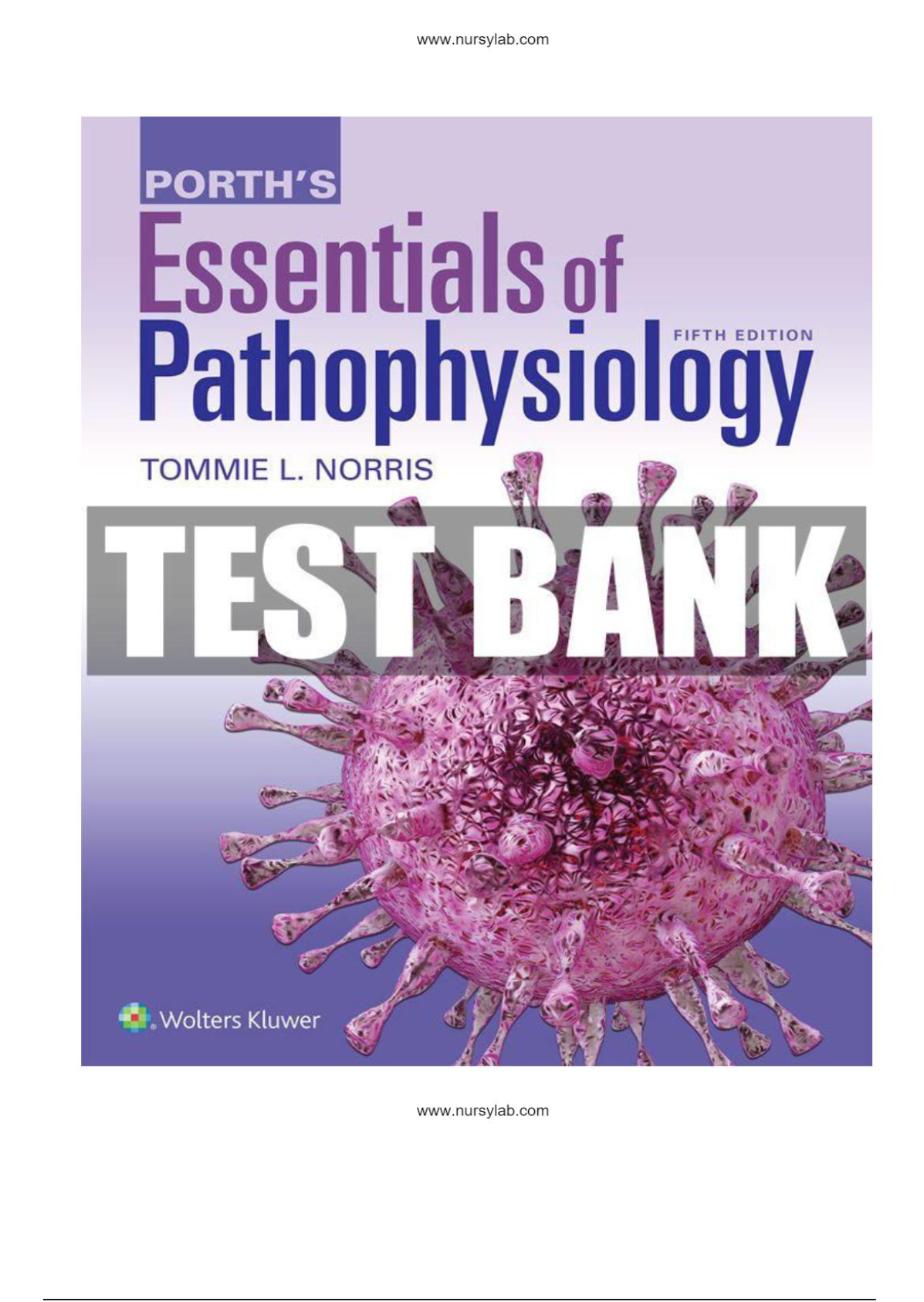 Porth's Essentials of Pathophysiology 5th Edition by Tommie | Inspire ...
