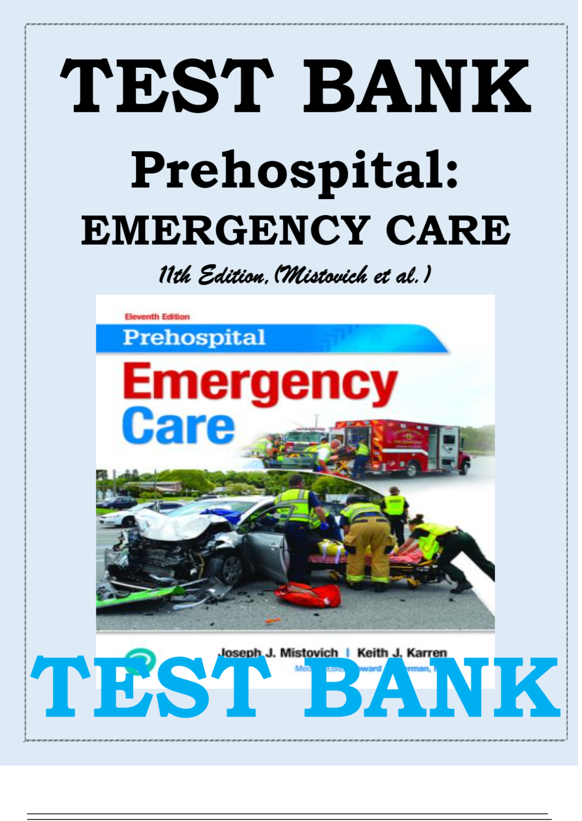 Prehospital Emergency Care 11th Edition By Joseph J. Mistovi | Inspire ...