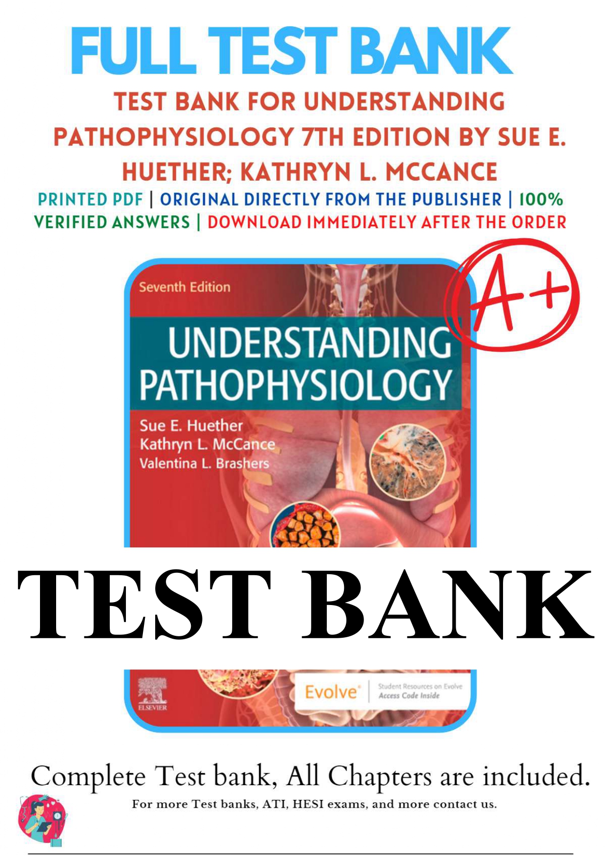 Understanding Pathophysiology 7th Edition by Sue E. Huether | Inspire ...