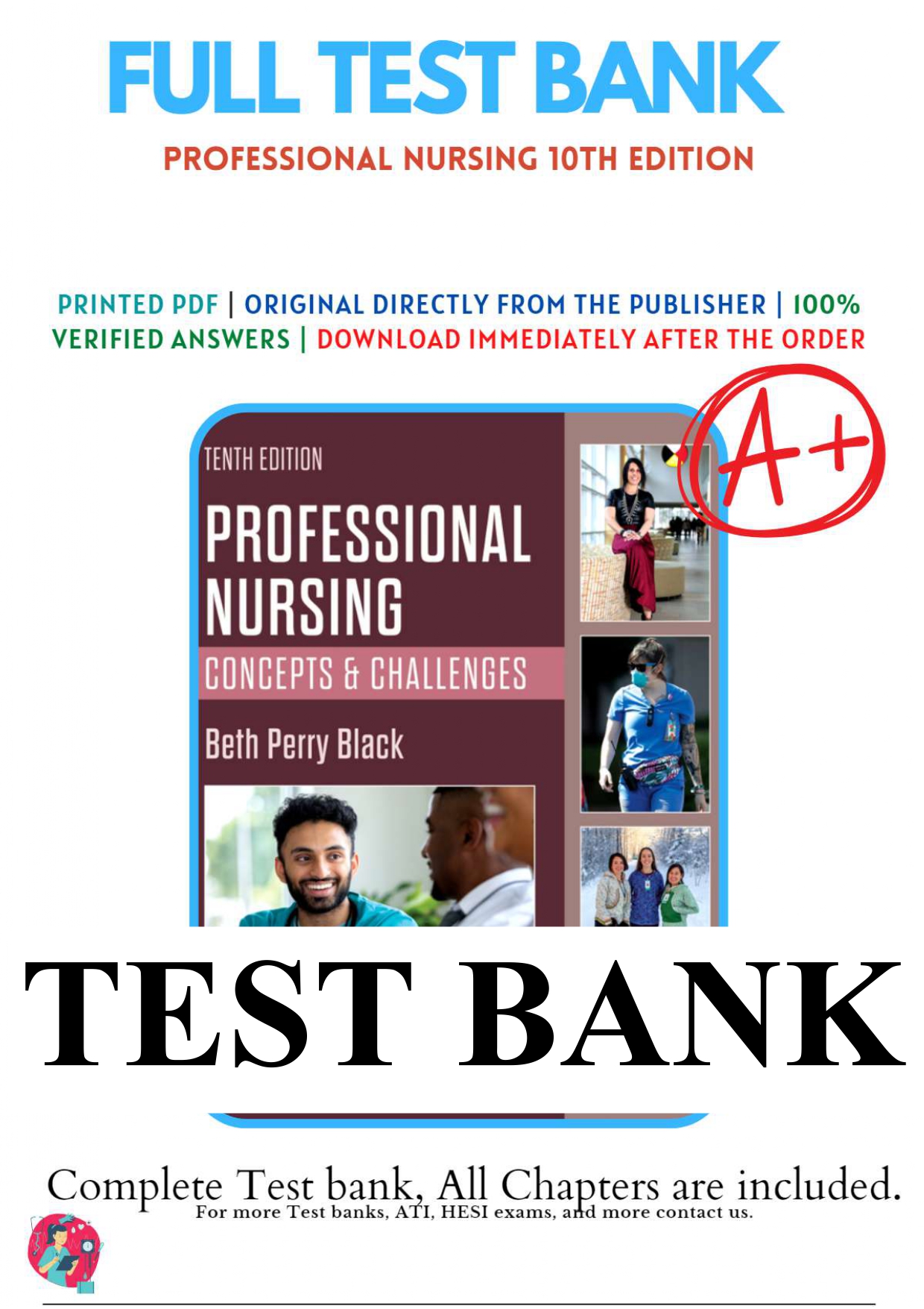 Professional Nursing 10th Edition by Beth Black Test Bank | Inspire Uplift