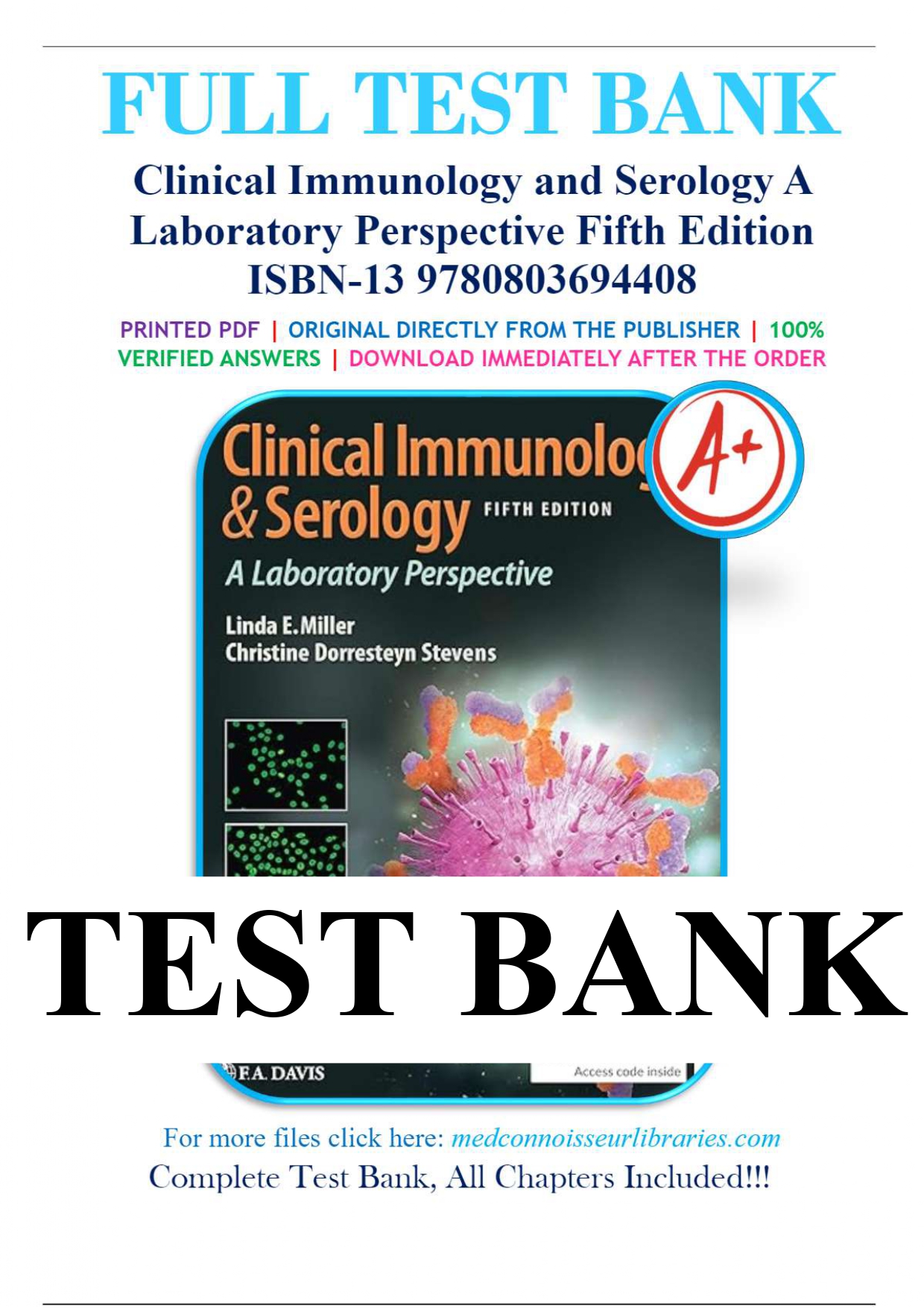 Clinical Immunology and Serology A Laboratory Perspective 5t | Inspire ...