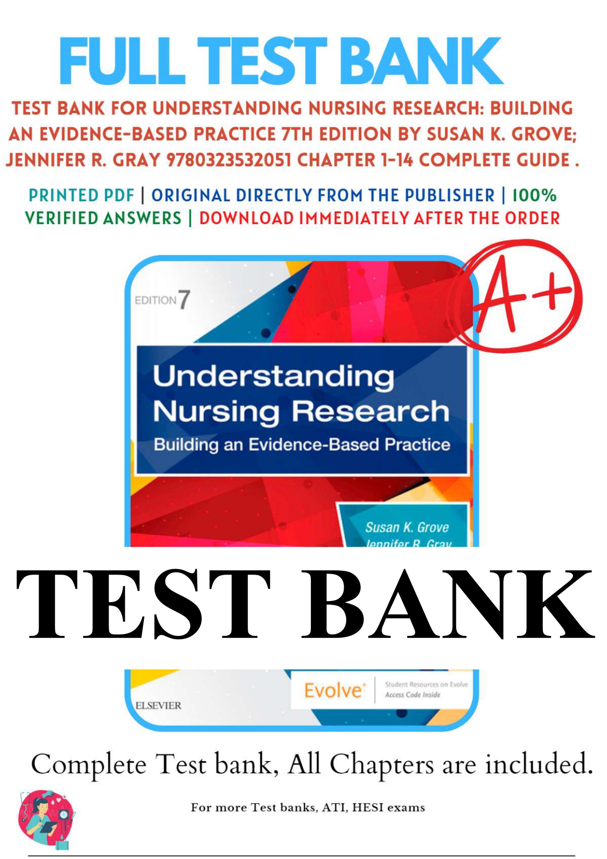 Understanding Nursing Research 7th Edition by Susan K. Grove | Inspire Uplift