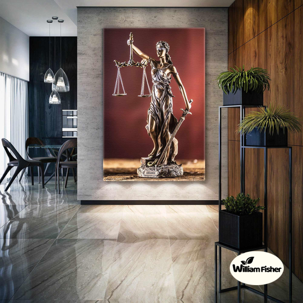 Themis Wall Art, Law Firm Wall Decor, Law Wall Decor, Roll U | Inspire ...