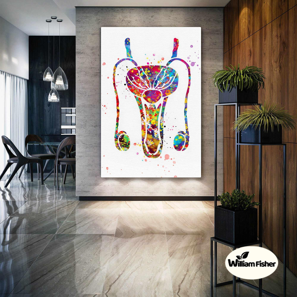 Urologist Wall Art, Male Reproductive System Canvas Art, Rol | Inspire ...