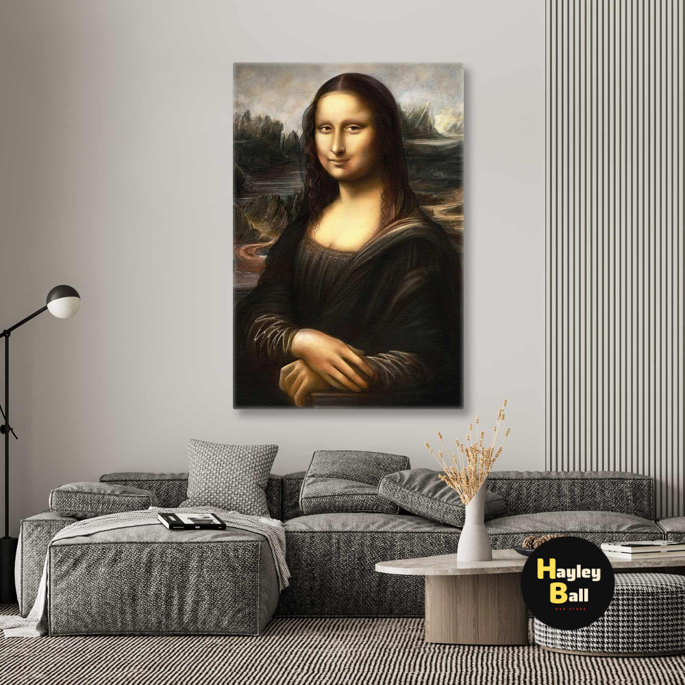 Mona Lisa Famous Painter Leonardo Da Vinci Roll Up Canvas, S | Inspire ...