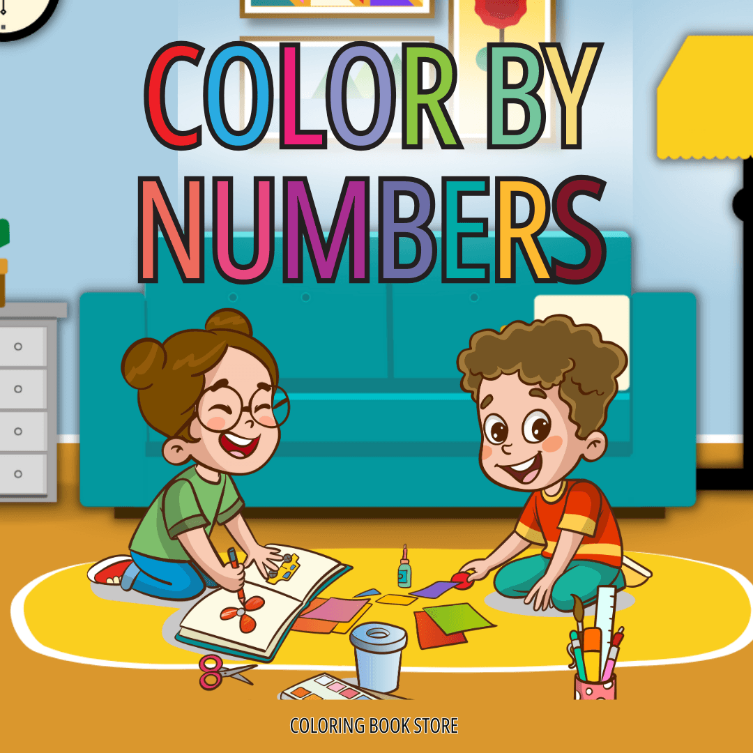 Coloring Book By Numbers, Easy Coloring Pages, Coloring Book | Inspire ...