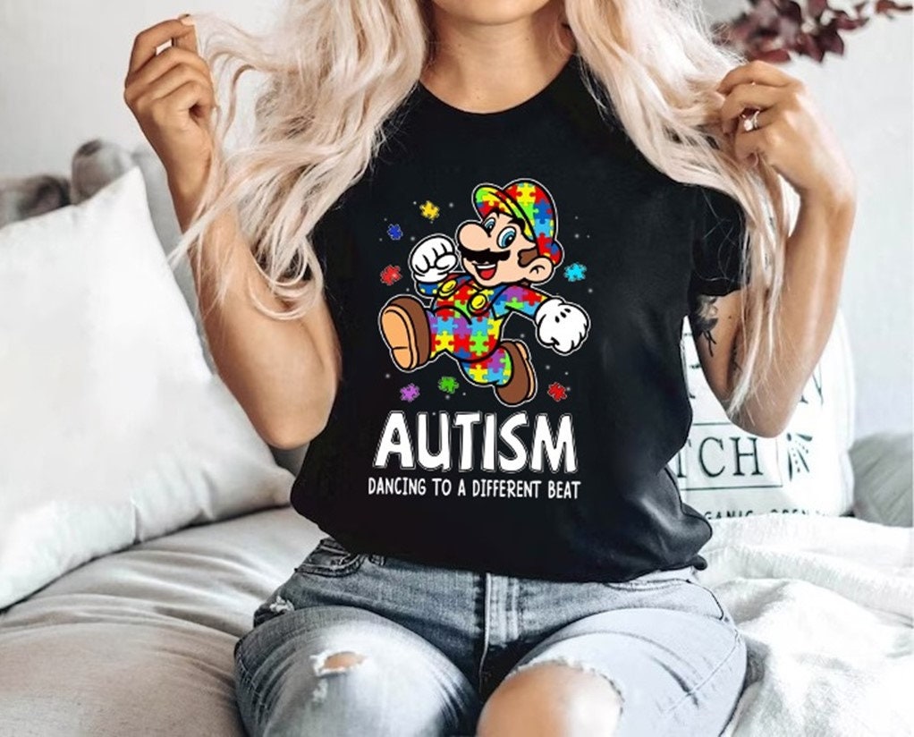 Autism Mario shirt, mario autism shirt, Super Mario Autism s | Inspire ...