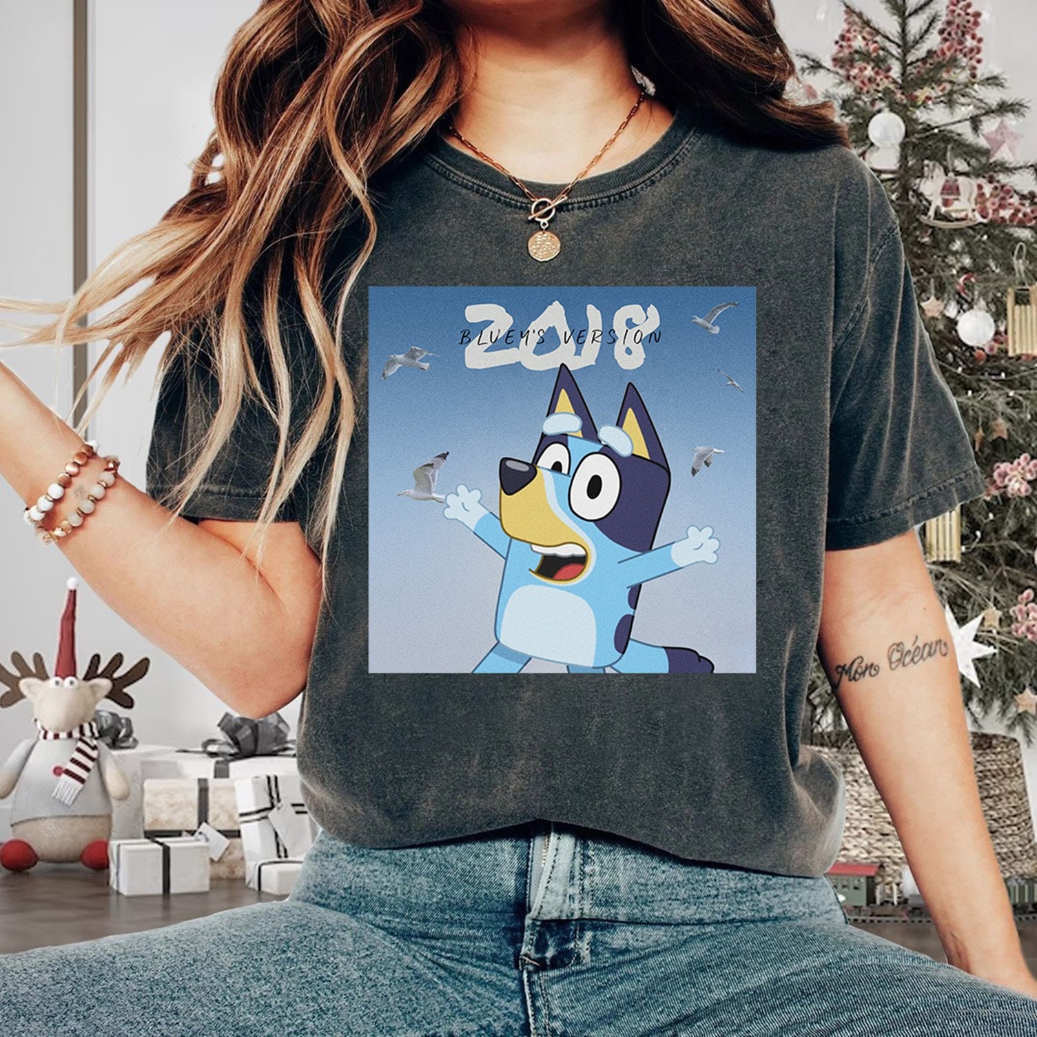 Bluey Birthday Shirt, Personalized Bluey Shirt, Custom Bluey | Inspire ...