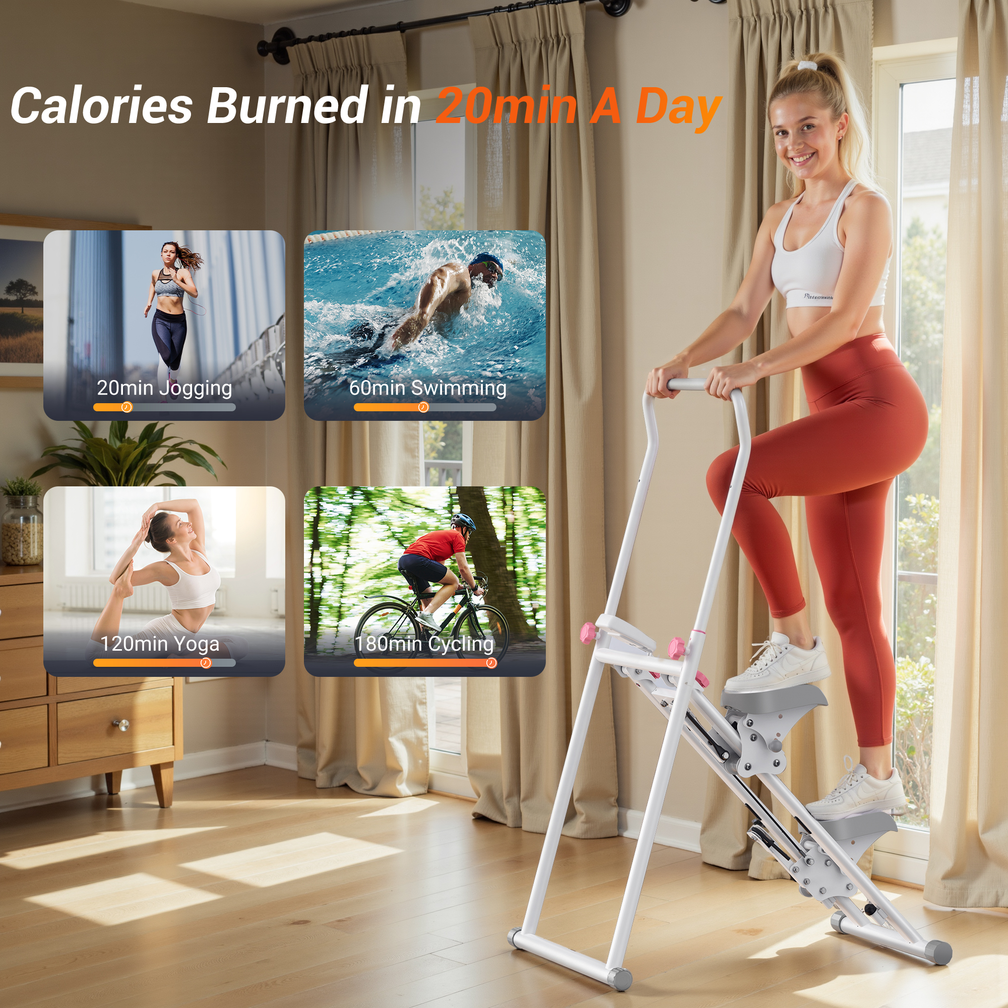 Vertical Climber Full Body Stair Stepper Compact Cardio | Inspire Uplift