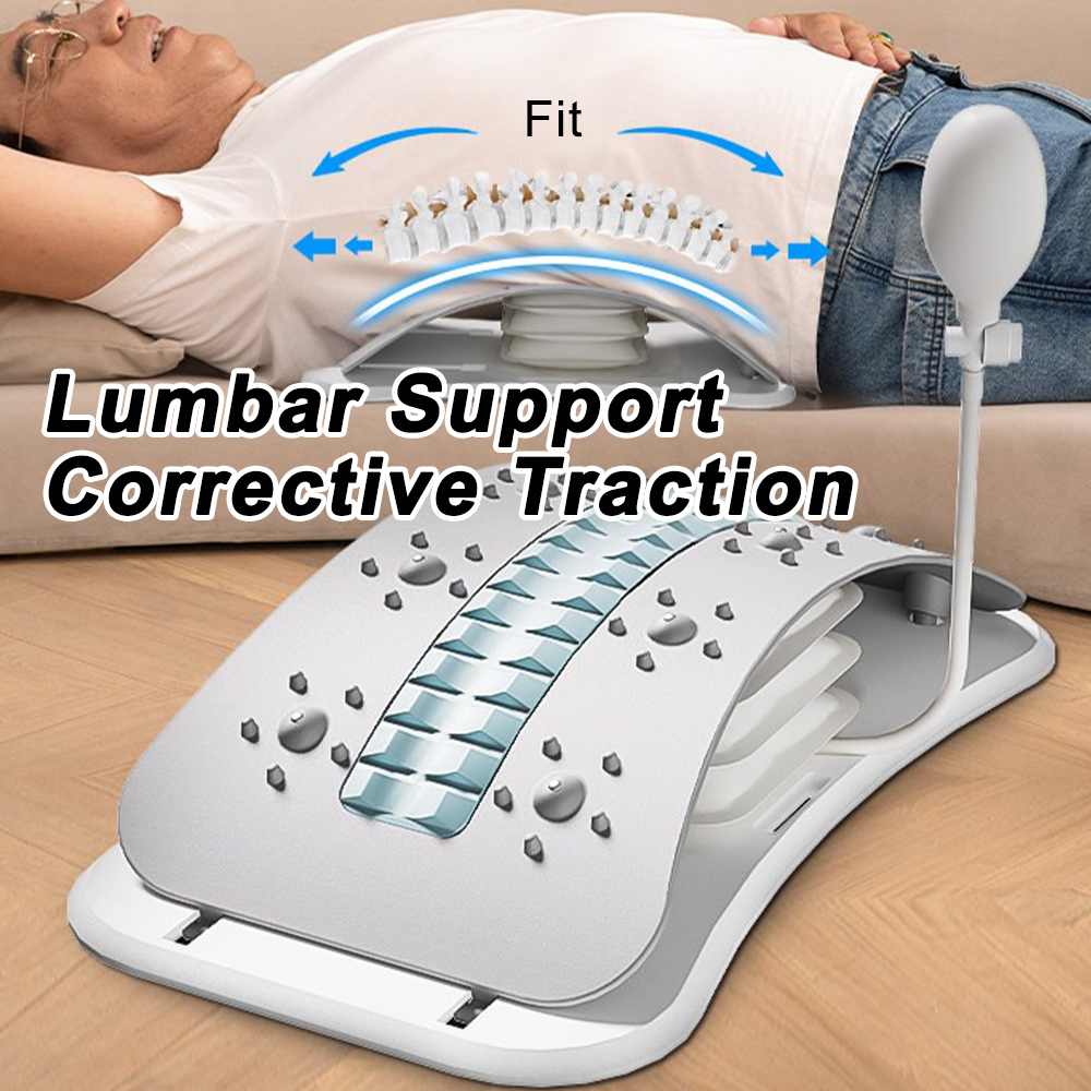 Back Stretcher Adjustable Lumbar Traction Acupressure Device | Inspire ...