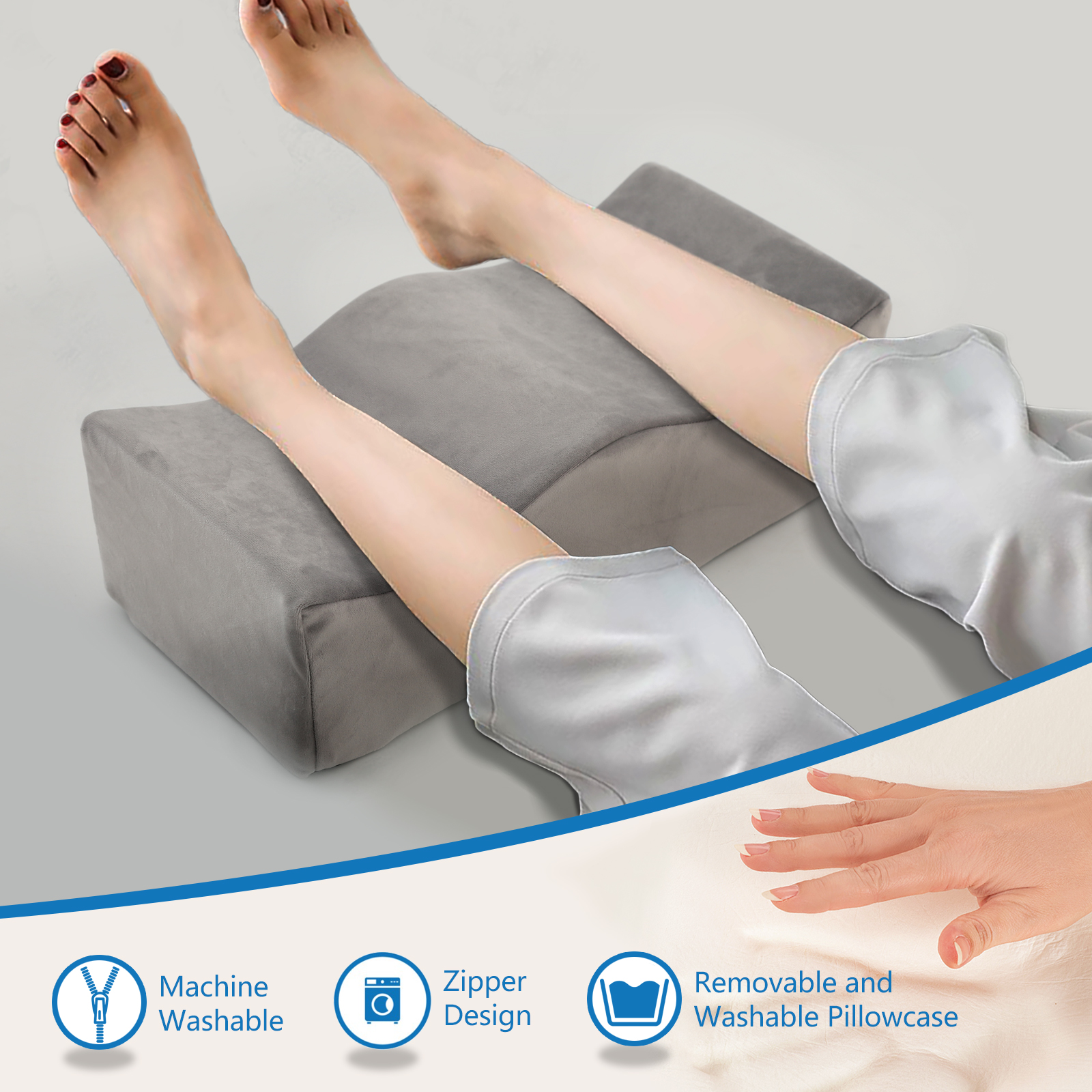 Ergonomic Leg Pillow for Leg Support and Pressure Relief | Inspire Uplift