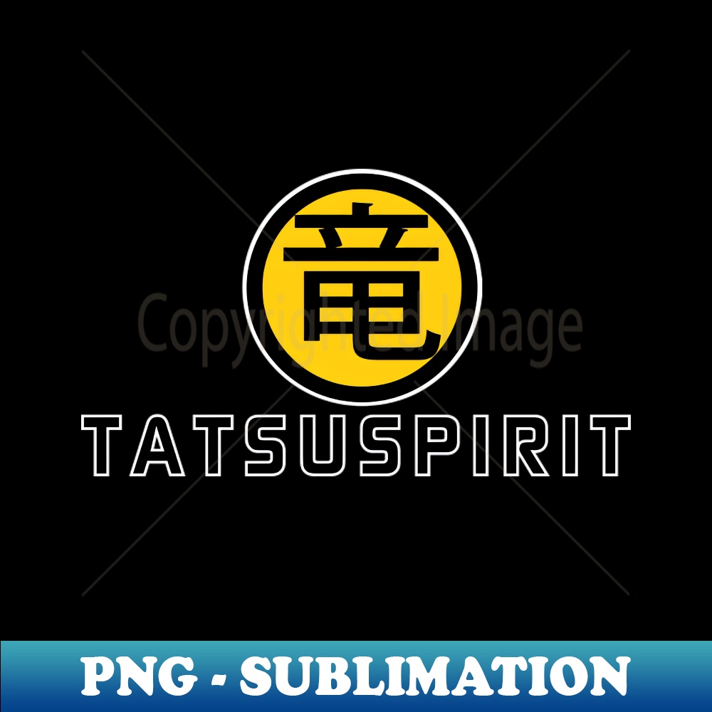 Spirit of the Golden Dragon Tatsu Kanji logo - Retro PNG Sub | Inspire ...