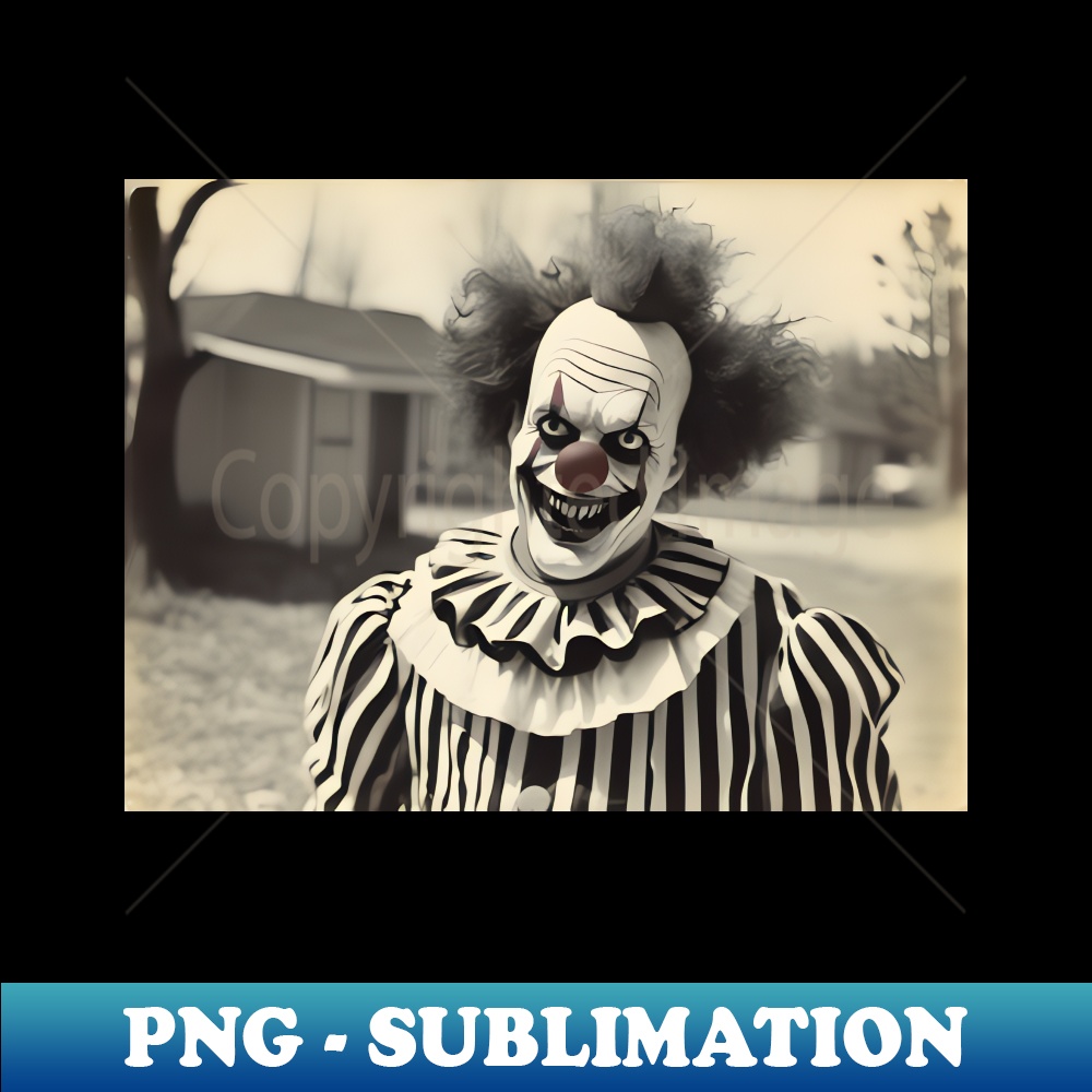 Vintage Horror Clown - Professional Sublimation Digital Down | Inspire ...