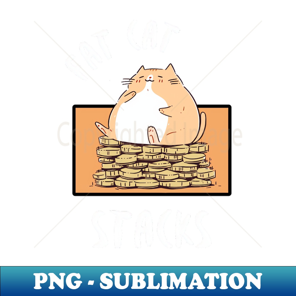 Fat Cat Stacks - Professional Sublimation Digital Download | Inspire Uplift