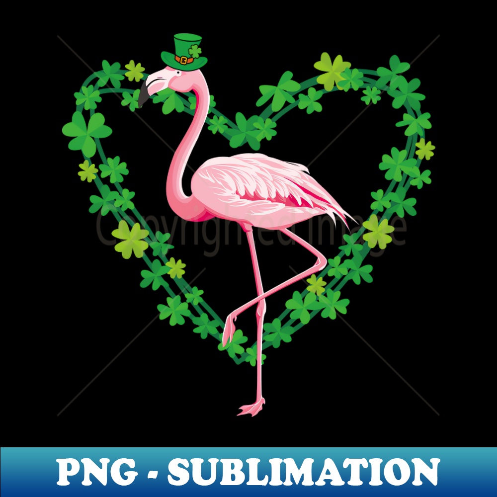 Irish Flamingo Green St Patricks - High-Resolution PNG Subli | Inspire ...