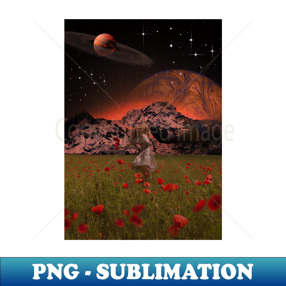 Starry Night Dance A Girl Twirls Among the Flowers - Creativ | Inspire ...