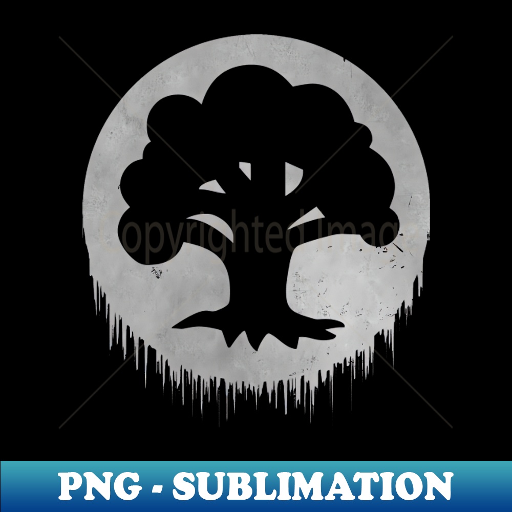 Green Mana Drained - PNG Transparent Sublimation Design | Inspire Uplift