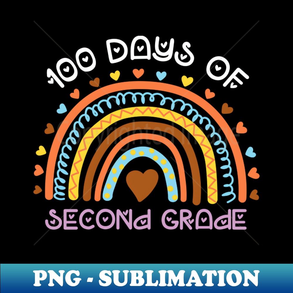 100 Days of Second Grade - Gift For 2nd Grade Teachers Kids | Inspire ...