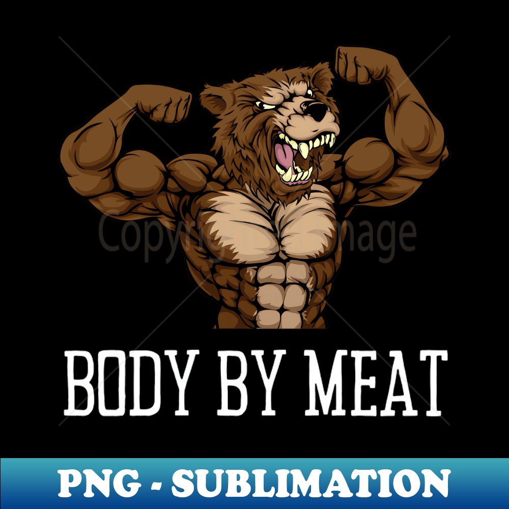 BODY BY MEAT CARNIVORE GRIZZLY BEAR FITNESS GYM BODYBUILDING | Inspire ...
