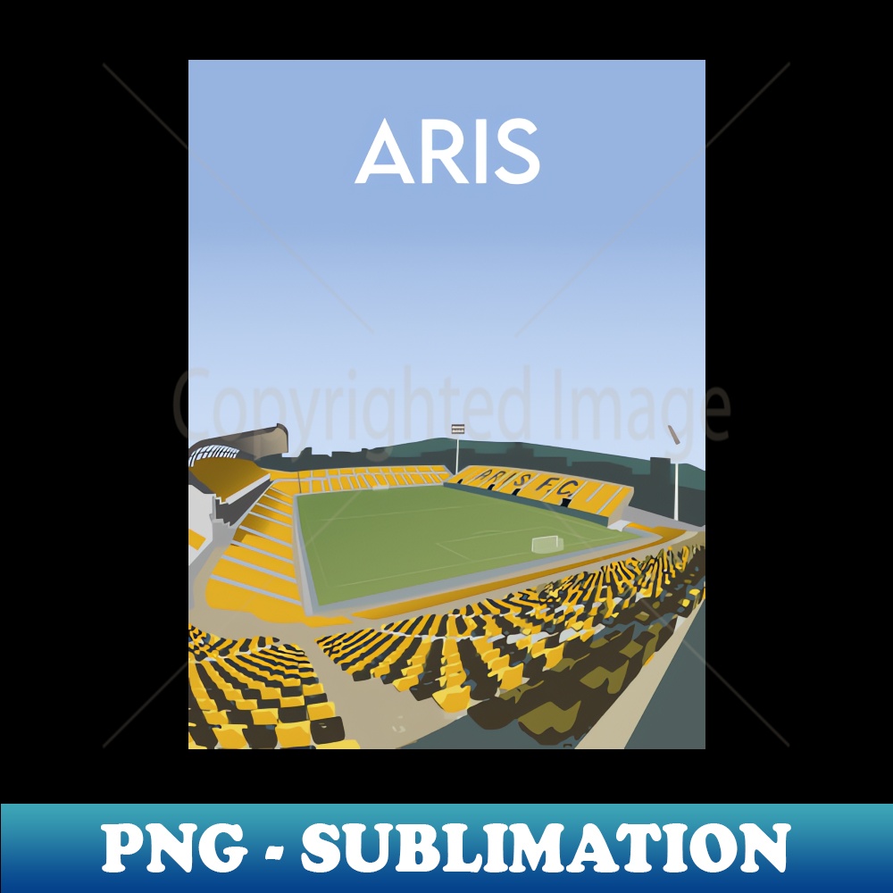 Aris FC Stadium Illustration - Instant Sublimation Digital D | Inspire Uplift