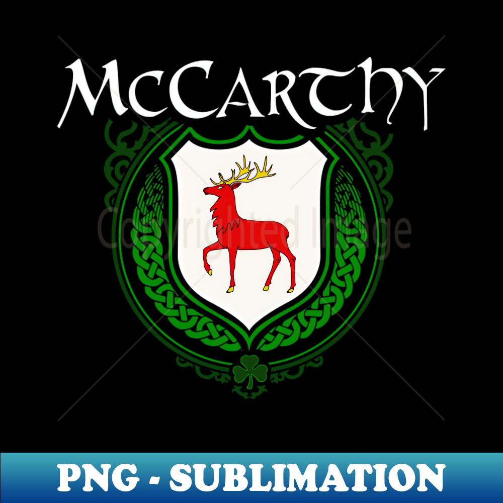 McCarthy Family Irish Coat of Arms Clan Crest - Special Edit | Inspire ...