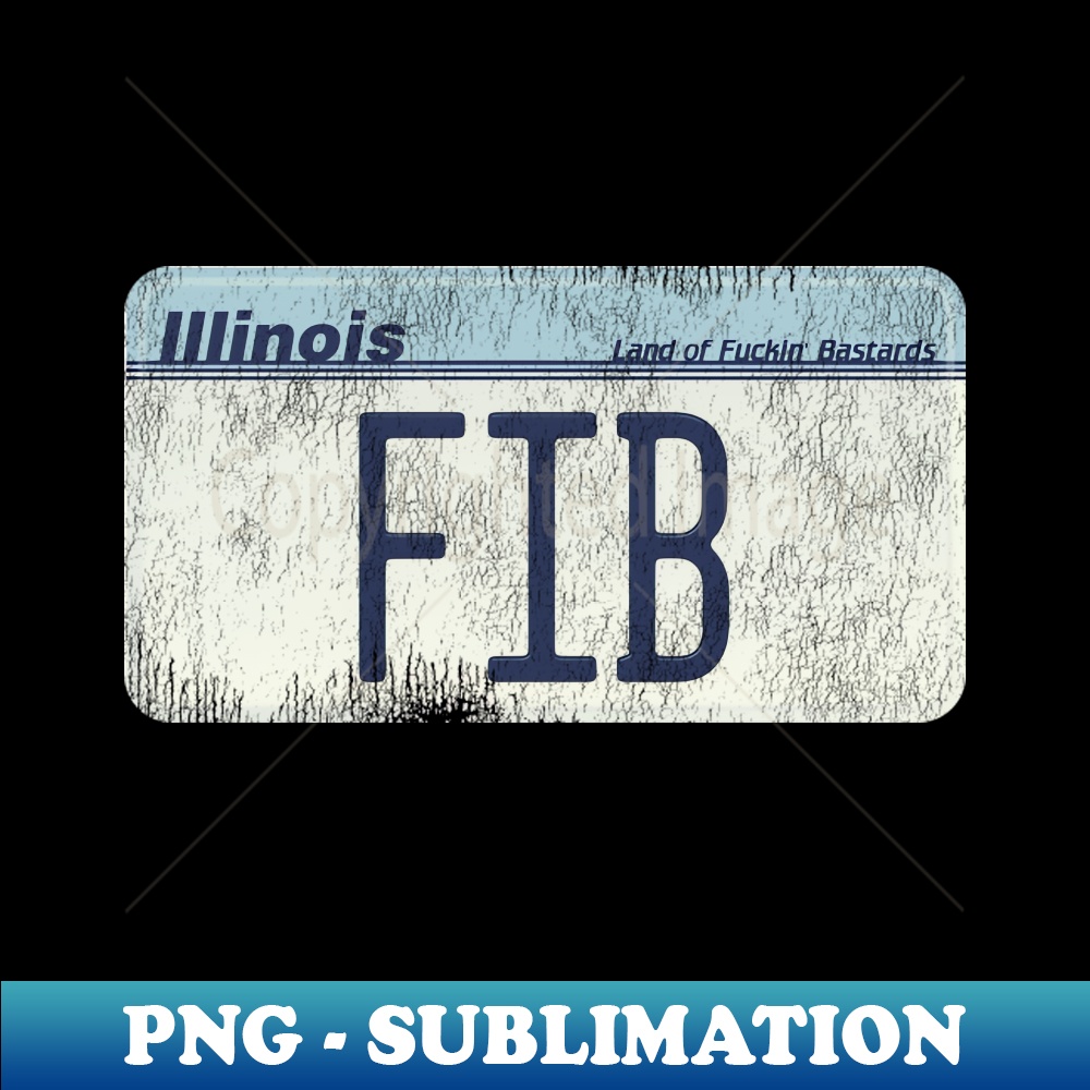 Illinois FIB License - PNG Transparent Sublimation File | Inspire Uplift