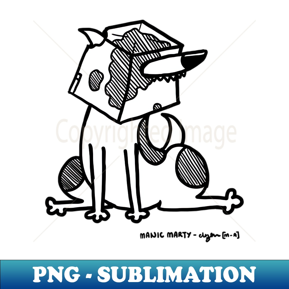 Manic Marty 5 - PNG Transparent Sublimation File | Inspire Uplift