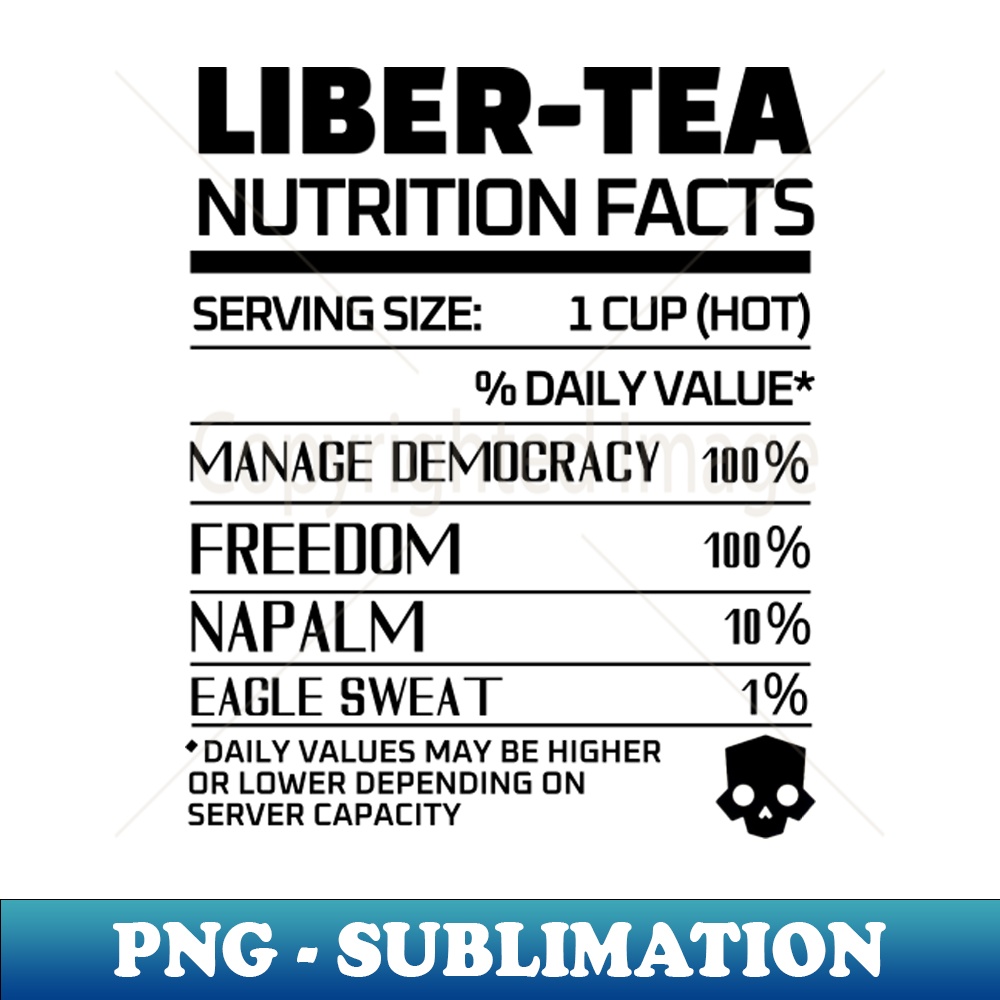 Helldivers 2 'Liber-tea' Nutrition Black Color - Elegant Sub | Inspire ...