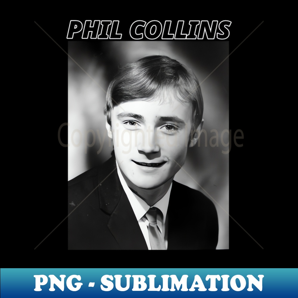 Phil Collins - Instant PNG Sublimation Download | Inspire Uplift