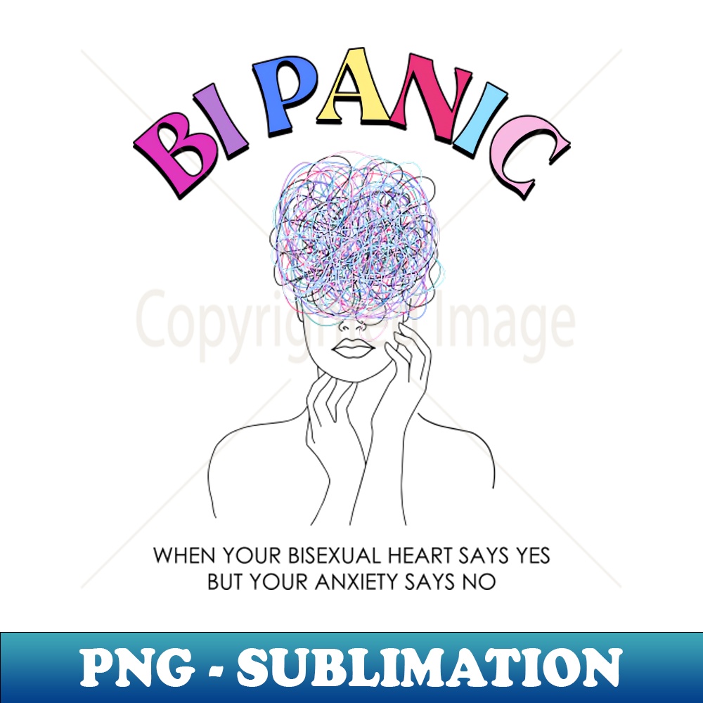Bi Panic Bisexual Anxiety Themed LGBT Gift For Men Women - P | Inspire ...