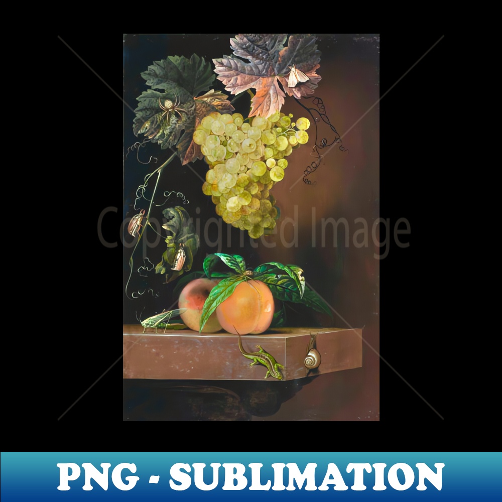 Still Life with Fruit, Lizard and Insects by Ottmar Elliger | Inspire ...