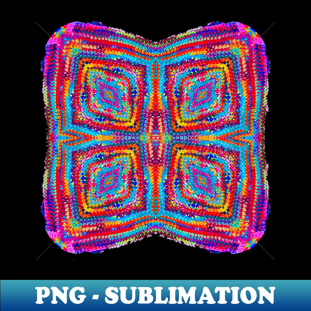 Abstract Crochet Butterfly Pattern - Premium PNG Sublimation | Inspire ...