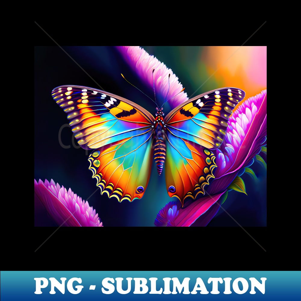 Bright Colourful Butterfly oil painting - Trendy Sublimation | Inspire ...