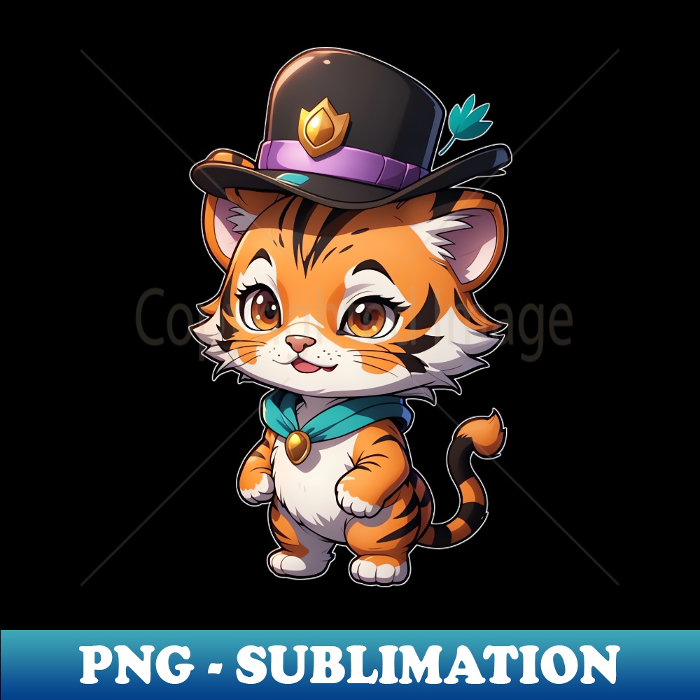 Dapper Tiger Cub The Purr-fect Blend of Charm and Whiskers - | Inspire ...
